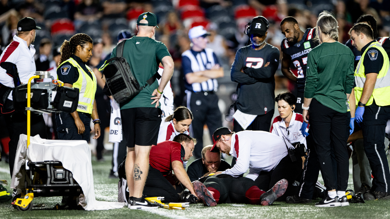 Redblacks DL Daniel Okpoko taken to hospital after suffering injury vs ...