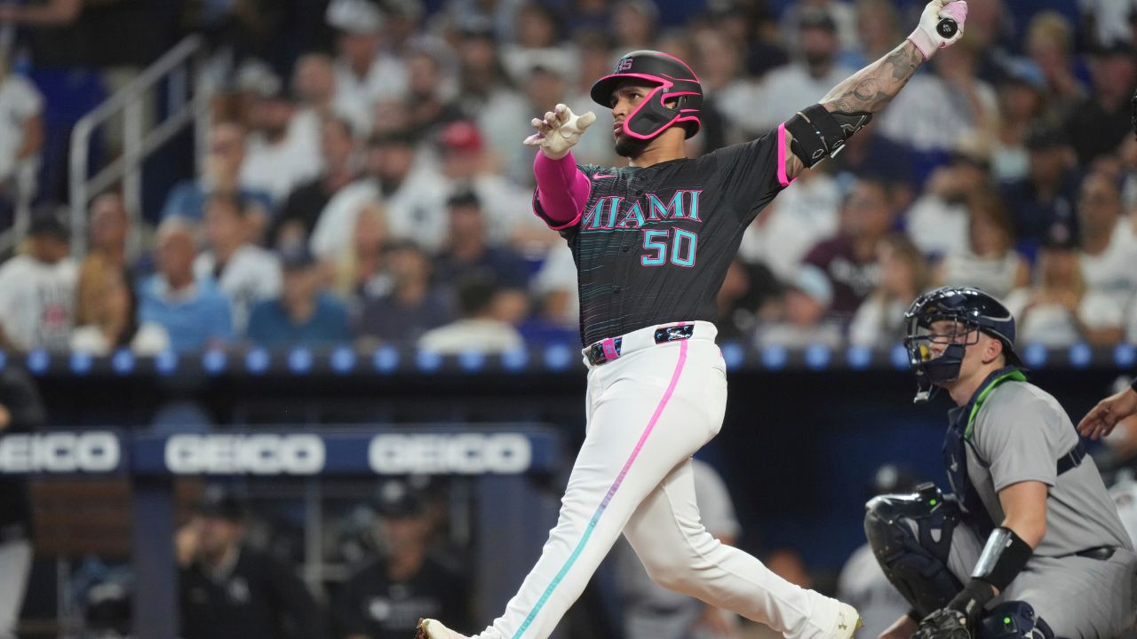 Rookie Agustin Ramirez hits two solo homers as Marlins beat Yankees ...