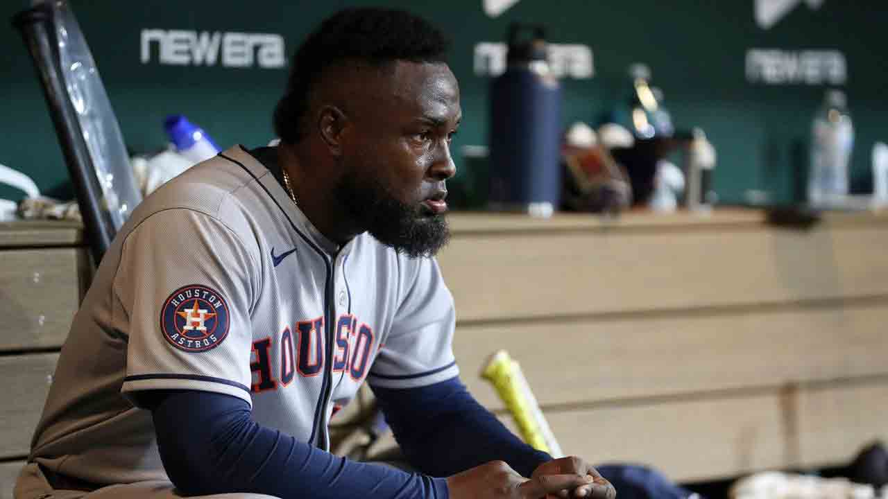 Slumping Astros fall out of playoff position with loss to Athletics ...