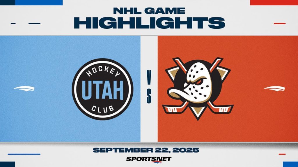 NHL Pre-Season Highlights: Ducks 6, Mammoth 1