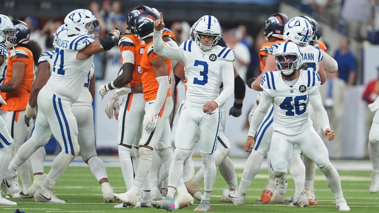 Shrader converts 45-yard FG after penalty, Colts eke past Broncos ...
