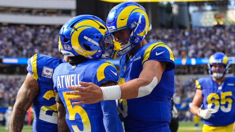 Atwell makes a late 88-yard TD catch, Rams rally past Colts after ...