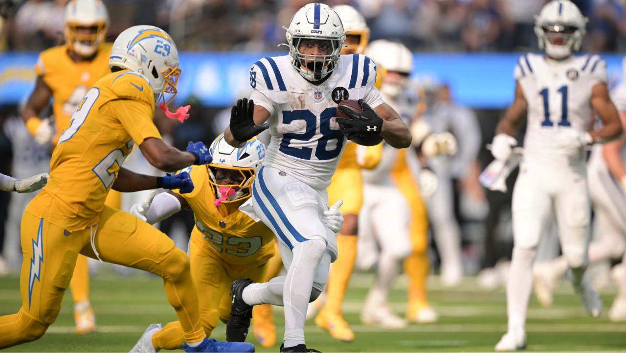 Taylor scores three touchdowns to help Colts beat Chargers for NFL ...