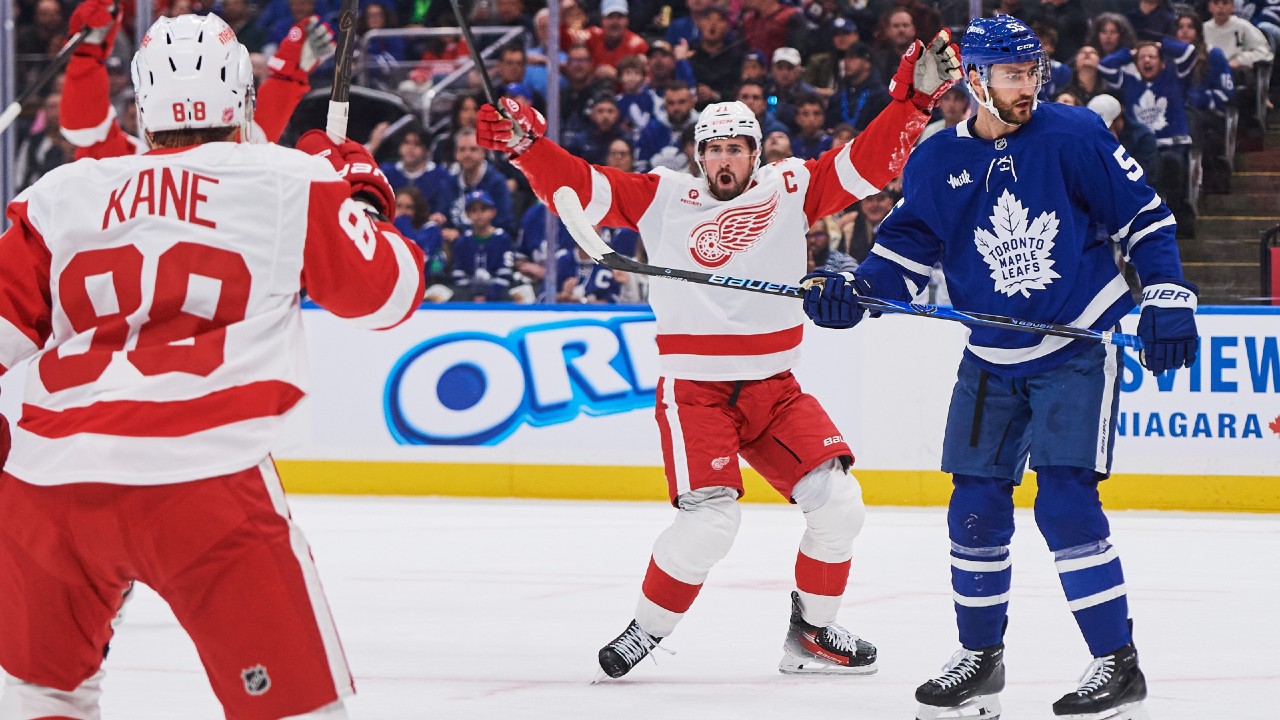 Talbot stands tall as Red Wings spoil Cowan’s Maple Leafs debut - BVM ...