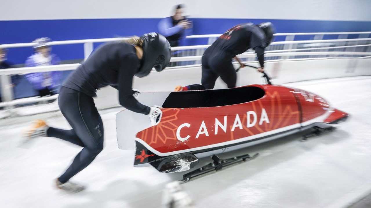 Olympic cycling champion Kelsey Mitchell auditions for Canadian bobsled ...