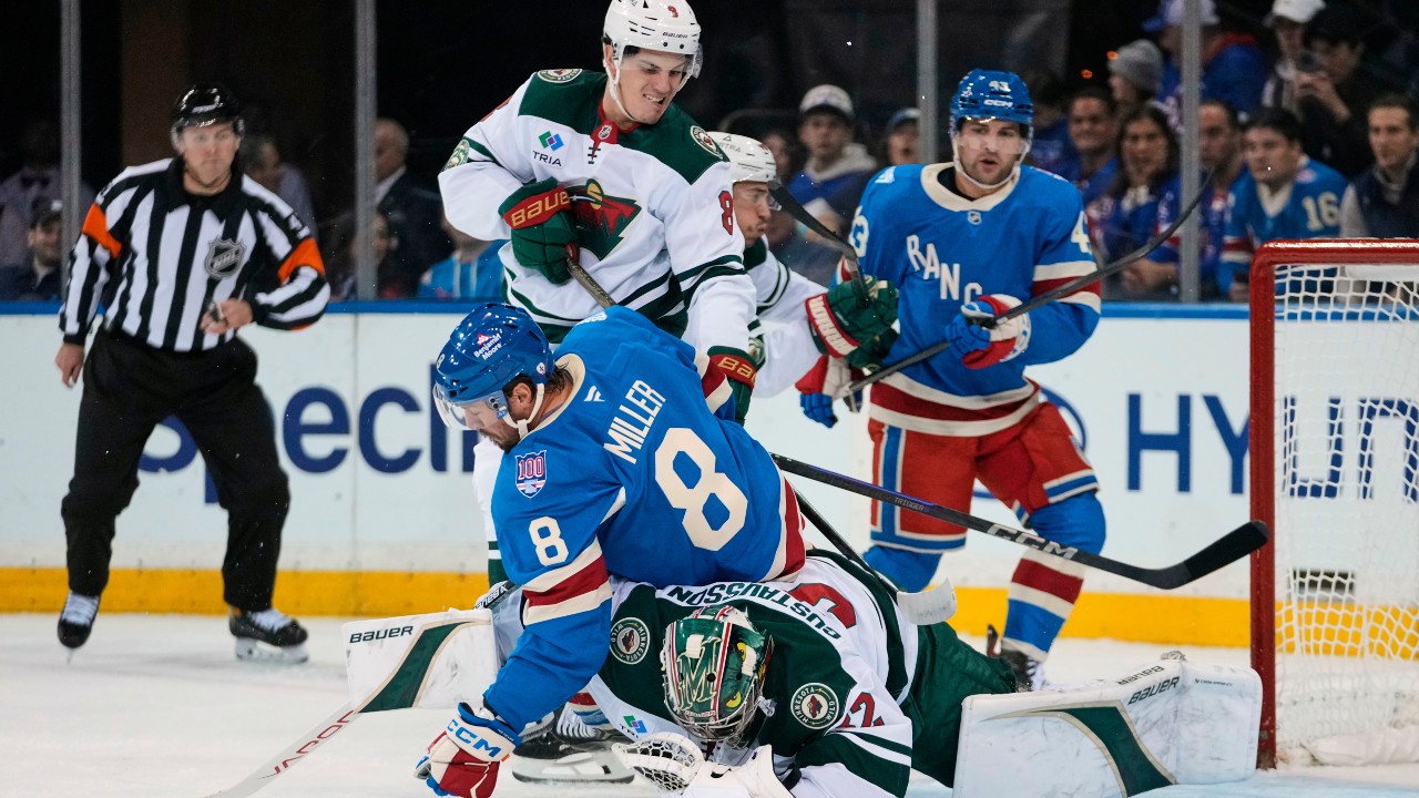 Yurov scores first NHL goal to lift Wild over Rangers - Sportsnet.ca