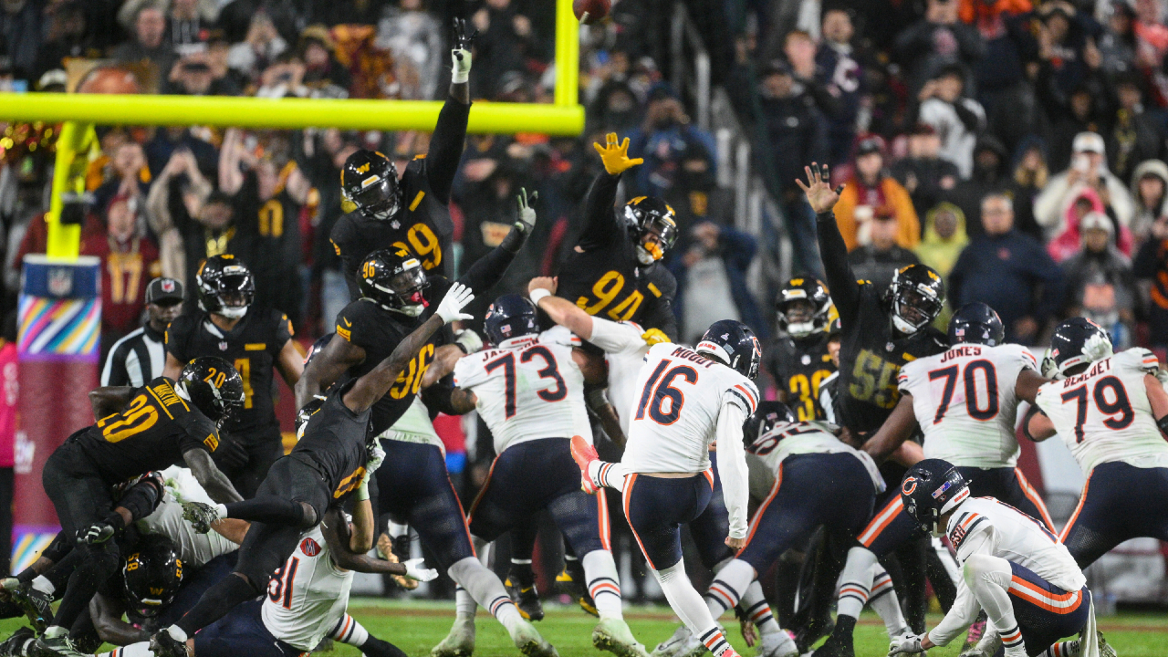 Moody's last-play kick lifts Bears past Commanders - Sportsnet.ca