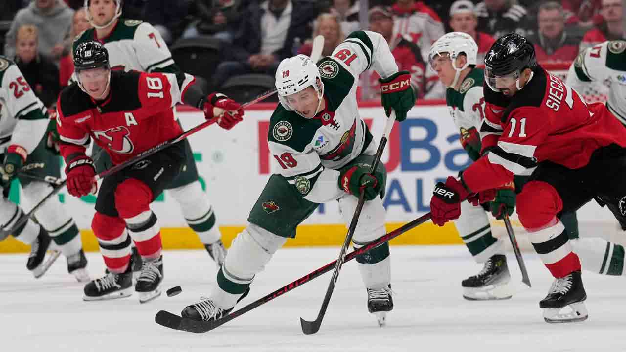 Wild's Pitlick receives match penalty for hit to head of Hurricanes ...
