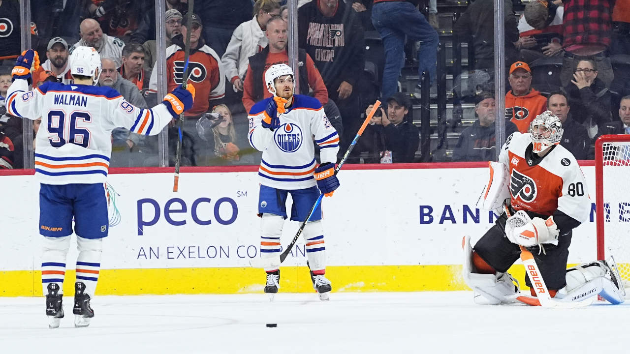 Roslovic scores in OT, Oilers defeat Flyers - Sportsnet.ca