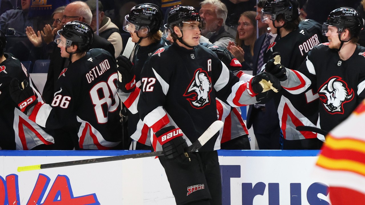 Sabres' Thompson upset with disallowed goal vs. Flames: 'Horrible call ...