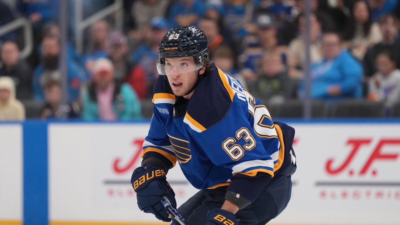 Blues activate forward Jake Neighbours after 12-game absence - Sportsnet.ca