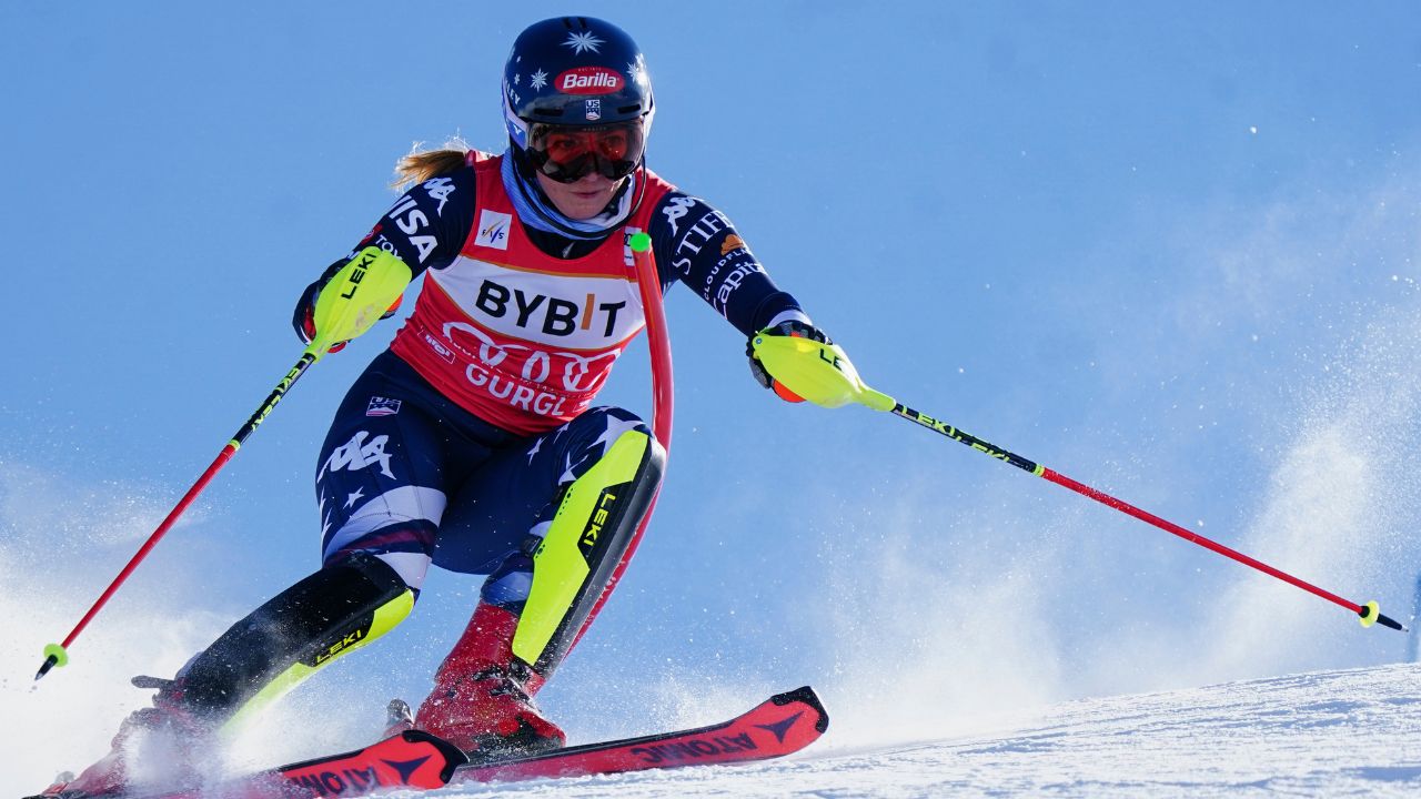 U.S. skier Shiffrin wins second straight World Cup slalom of Olympic ...