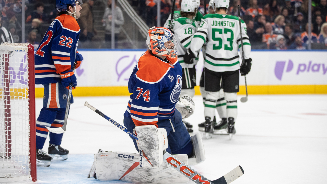 Oilers pull Stuart Skinner after disastrous first period vs. Stars ...
