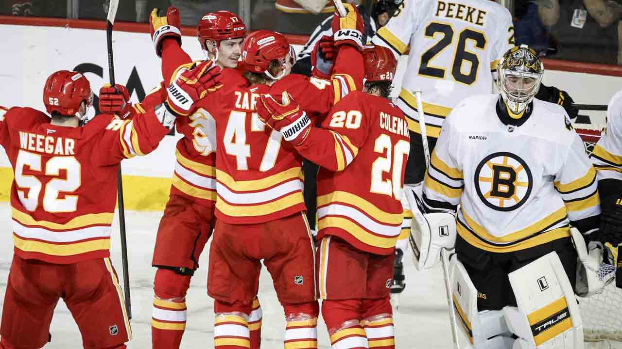Flames’ renewed swagger fuels overtime win over Bruins - Sportsnet.ca