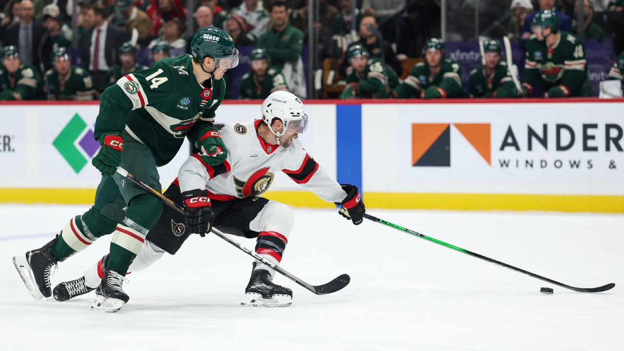 Joel Eriksson Ek's late goal lifts Wild past Senators - Sportsnet.ca