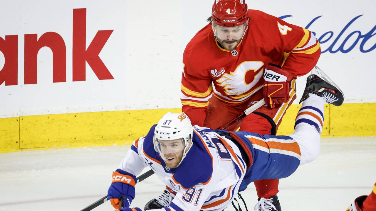 Oilers lose game of inches in feisty Battle of Alberta - Sportsnet.ca