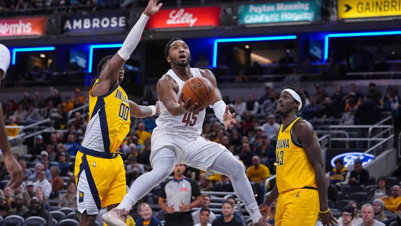 Mitchell powers Cavaliers to victory over Pacers with big night ...