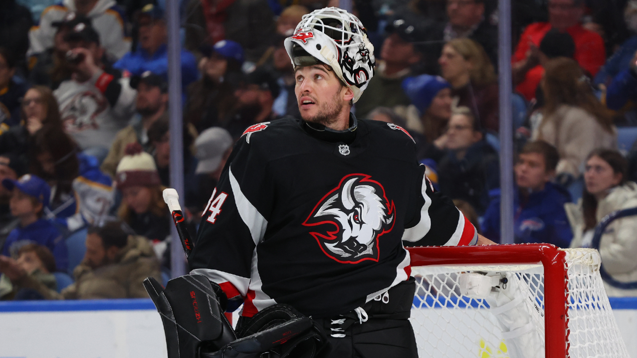 Sabres goalie Alex Lyon being evaluated for lower-body injury - BVM Sports