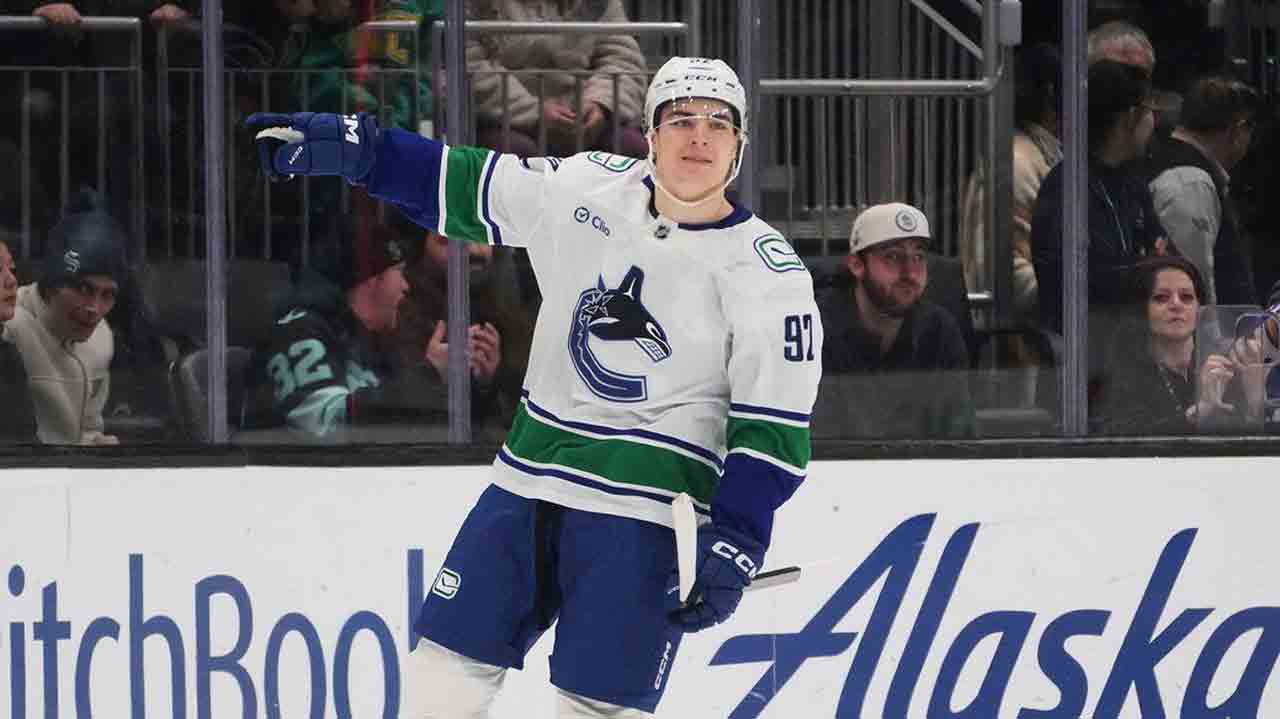 Liam Ohgren scores lone shootout goal to lift Canucks past Kraken ...