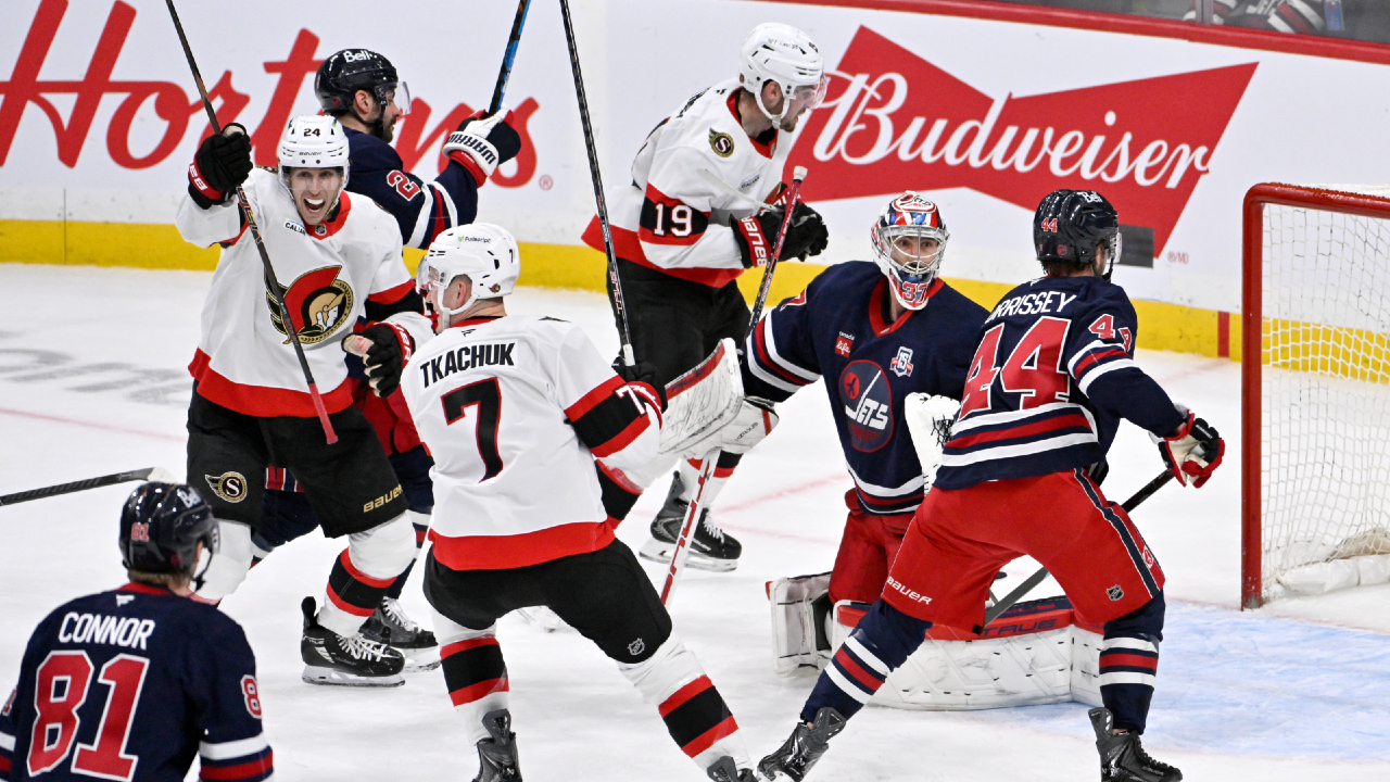 Tkachuk scores in OT as Senators rally to beat struggling Jets ...