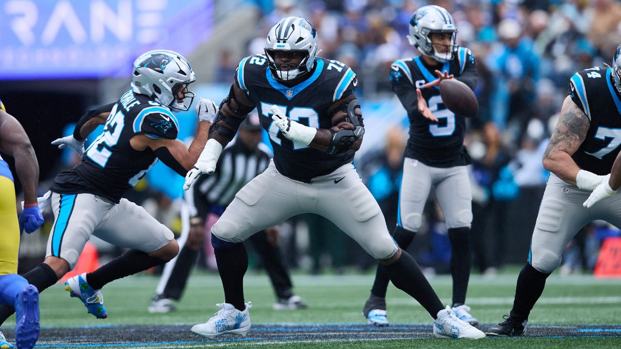 Panthers OT Ikem Ekwonu has ruptured patellar tendon, could miss next ...