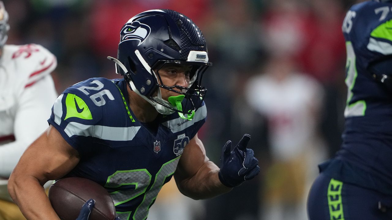 Seahawks running back Zach Charbonnet out for playoffs with knee injury ...