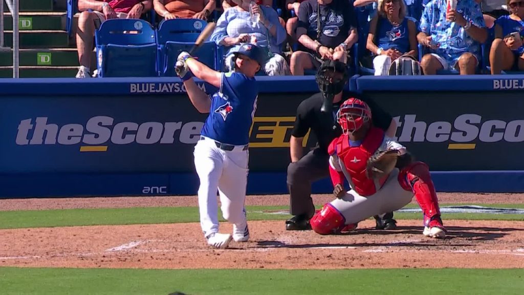 Blue Jays prospect Sean Keys crushes two-run homer to deep right field